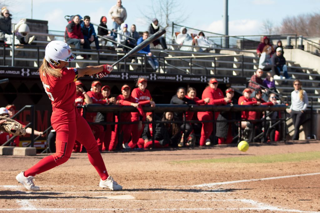 Maryland softball’s usually strong offense was its downfall against ...