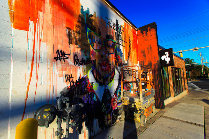 Artist Kilmany-Jo Liversage brings splash of color to College Park ...