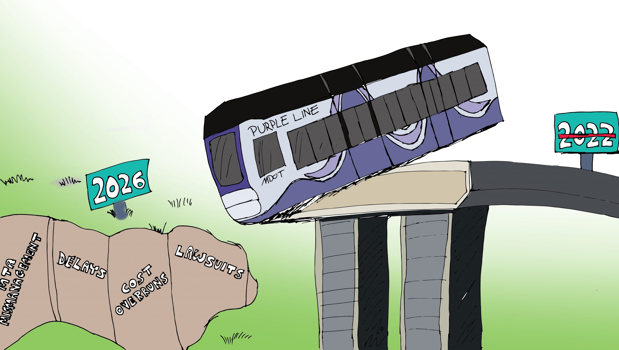 The Purple Line’s disastrous path - The Diamondback