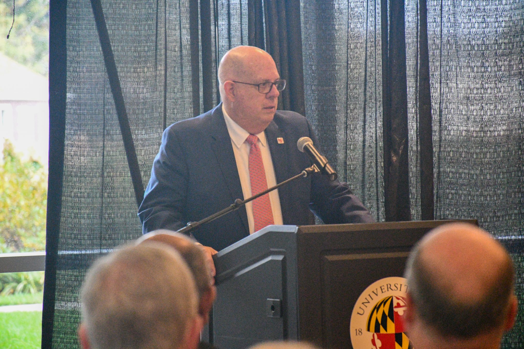 Gov. Larry Hogan announces state weather observation program with UMD