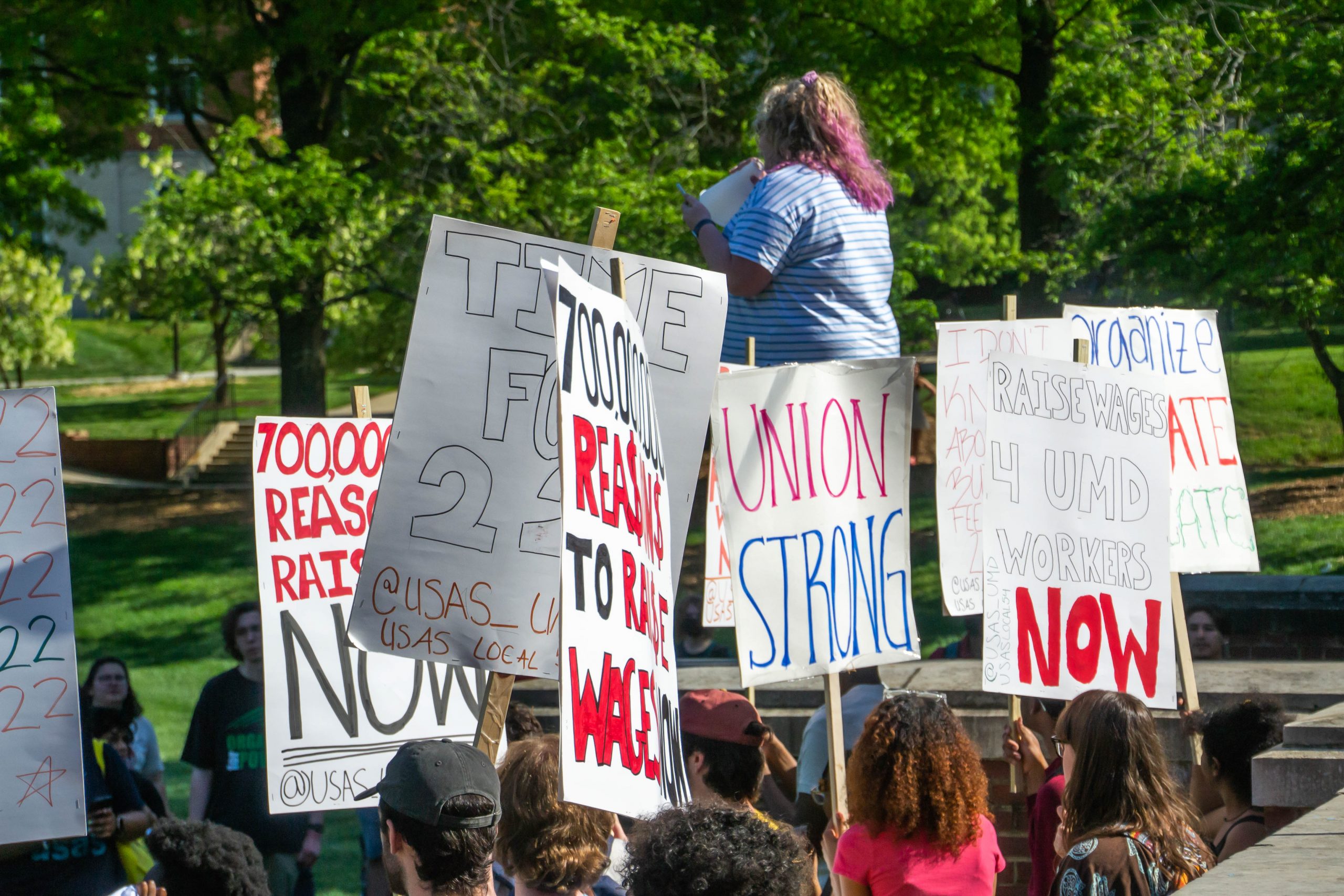 UMD student employees voice concerns over work-life balance, wages in ...