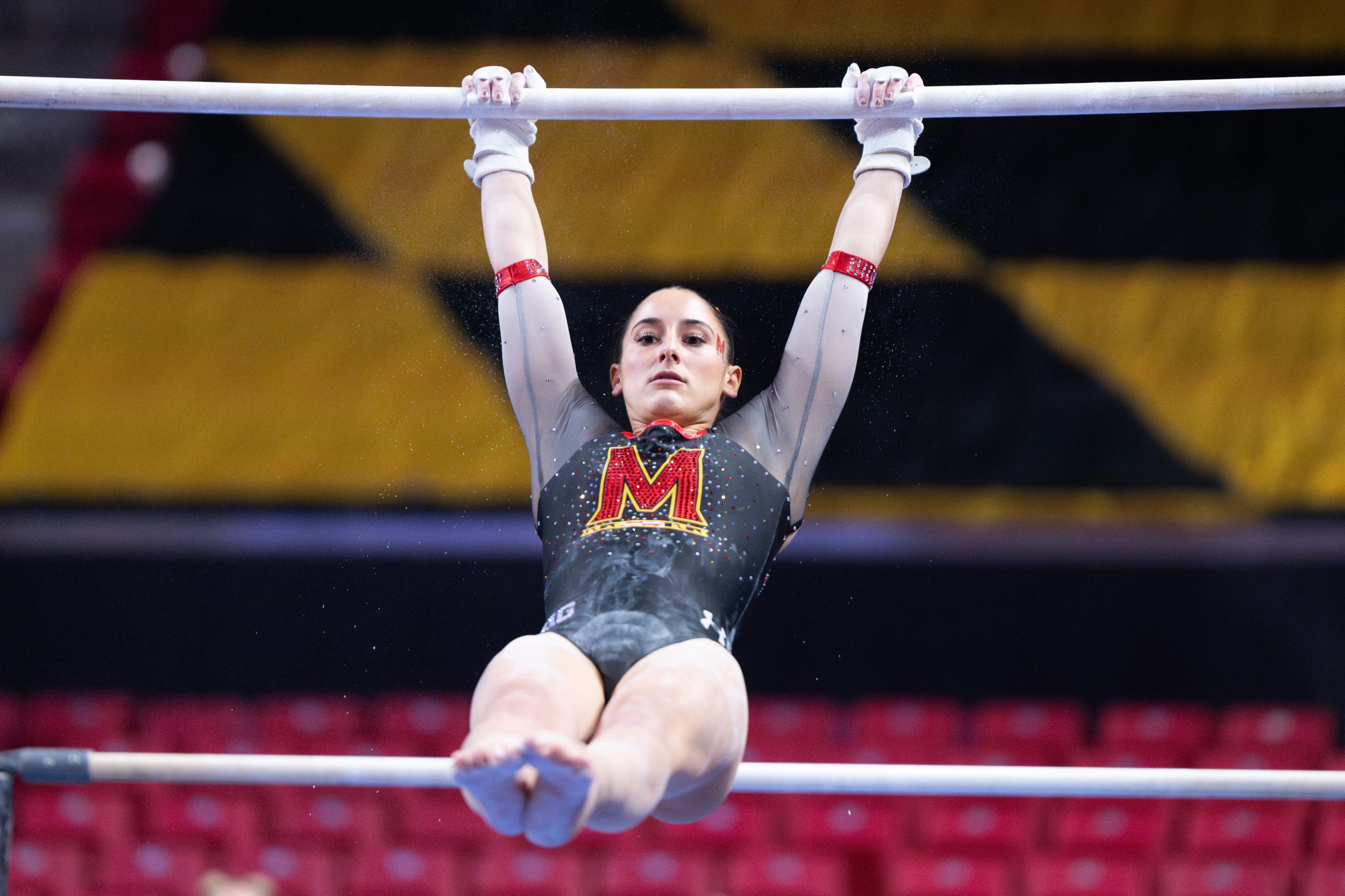 Maryland gymnastics places second in final regular season meet, earns a ...