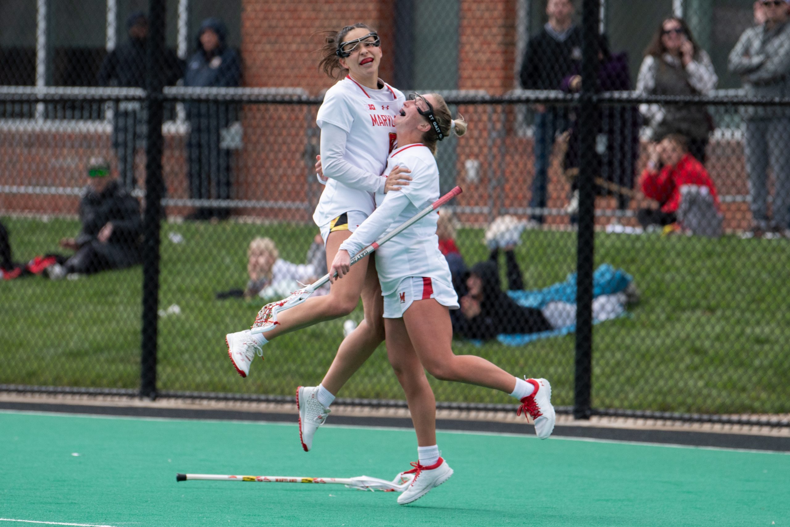 No. 9 Maryland women’s lacrosse halts No. 2 James Madison’s perfect season in 11-8 win