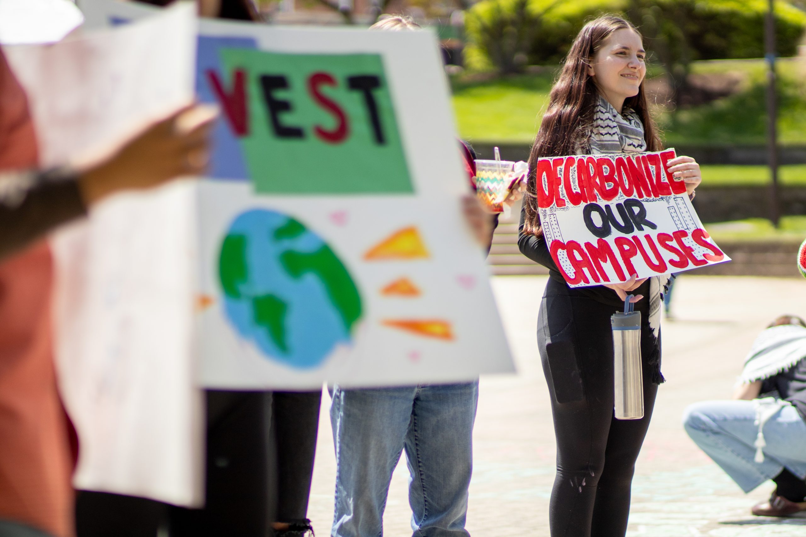UMD students rally for climate action, divestment on Earth Day