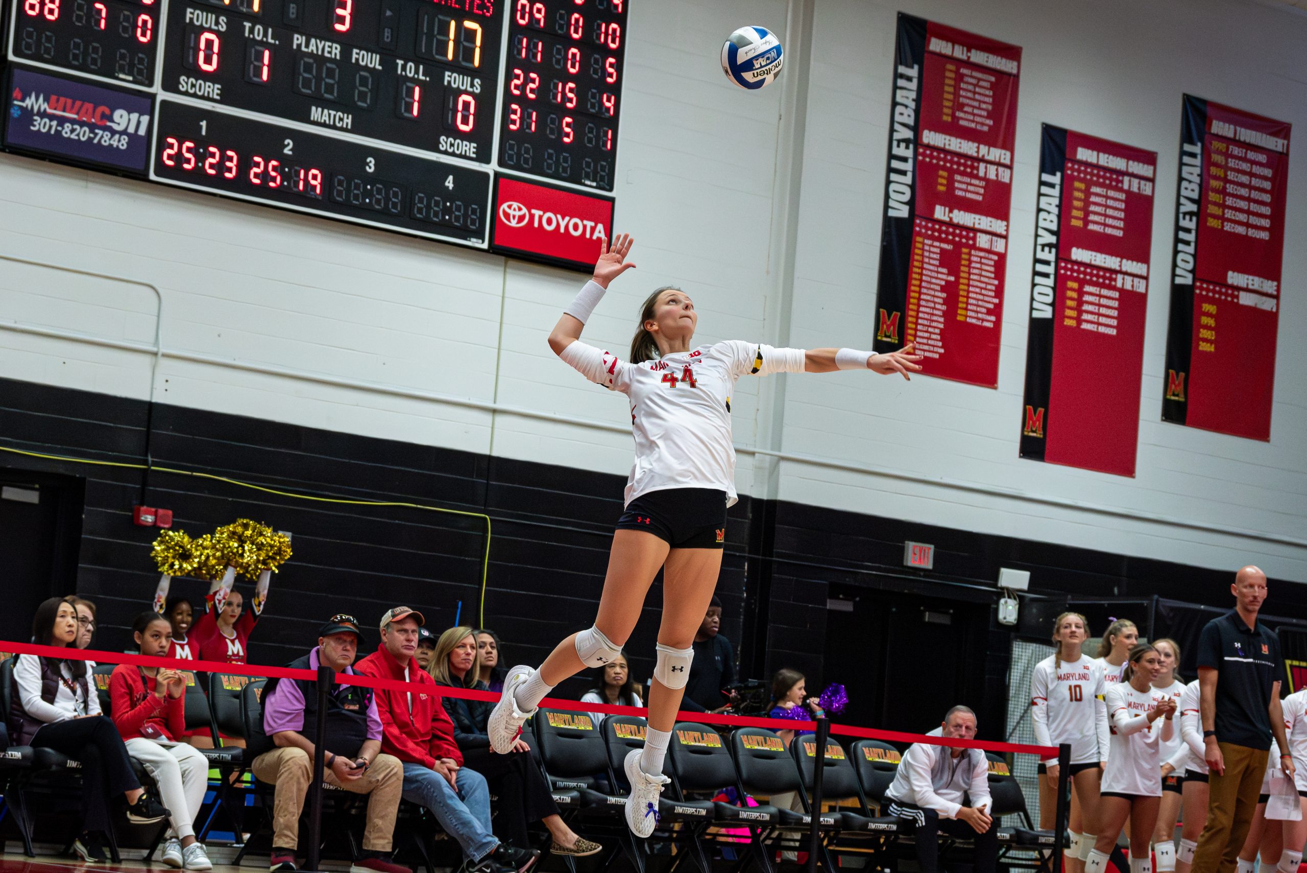 Maryland volleyball’s late comeback falls short in five-set loss to New ...