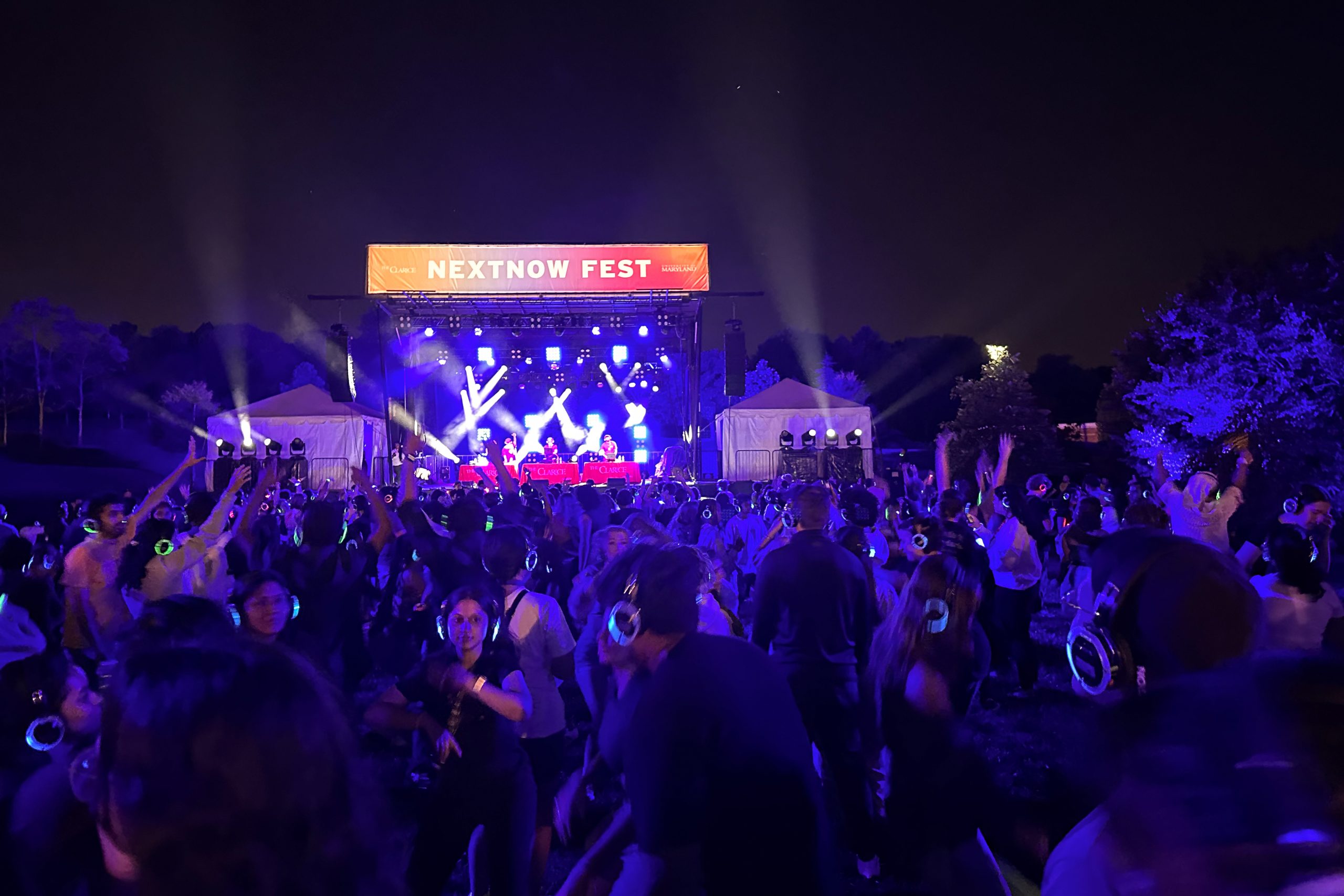 NextNOW’s Silent Disc-Glo lights up The Clarice with pop hits and neon