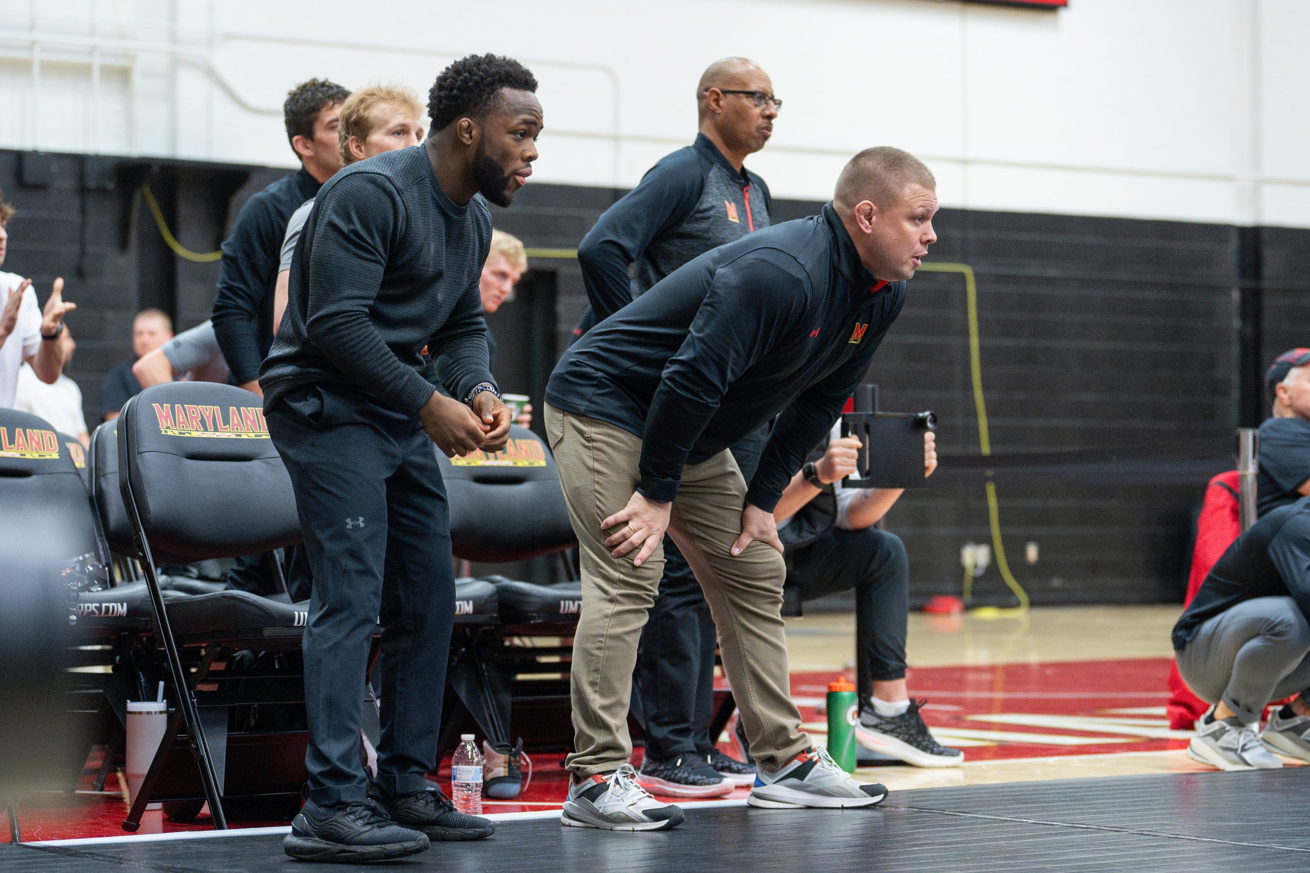 After competing against Maryland wrestling, Cole Matthews landed on its ...