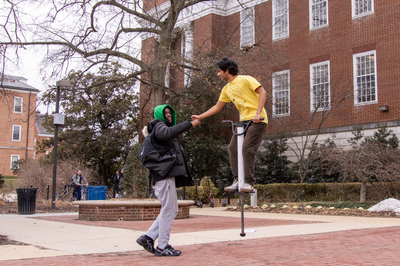 Meet ‘Pogo Stick Guy’: How Ajitesh Kaladi bounced his way to campus ...