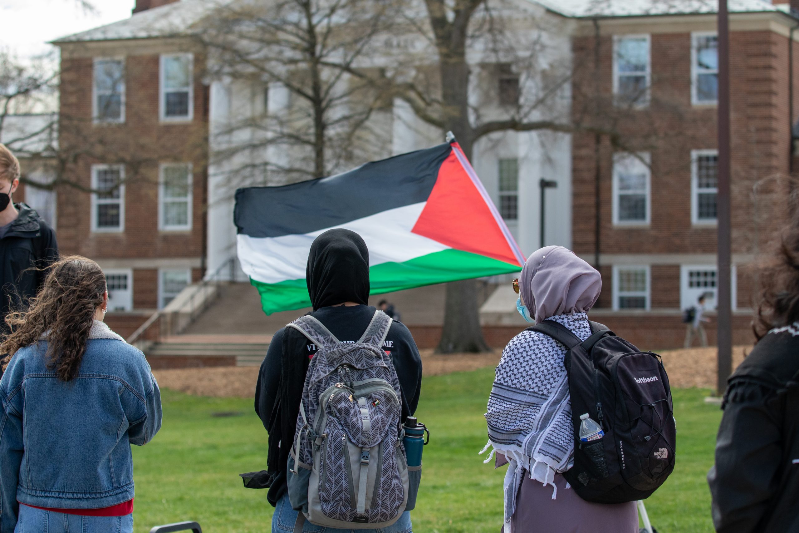 UMD community members hold sit-in, vigil to honor people killed in Gaza