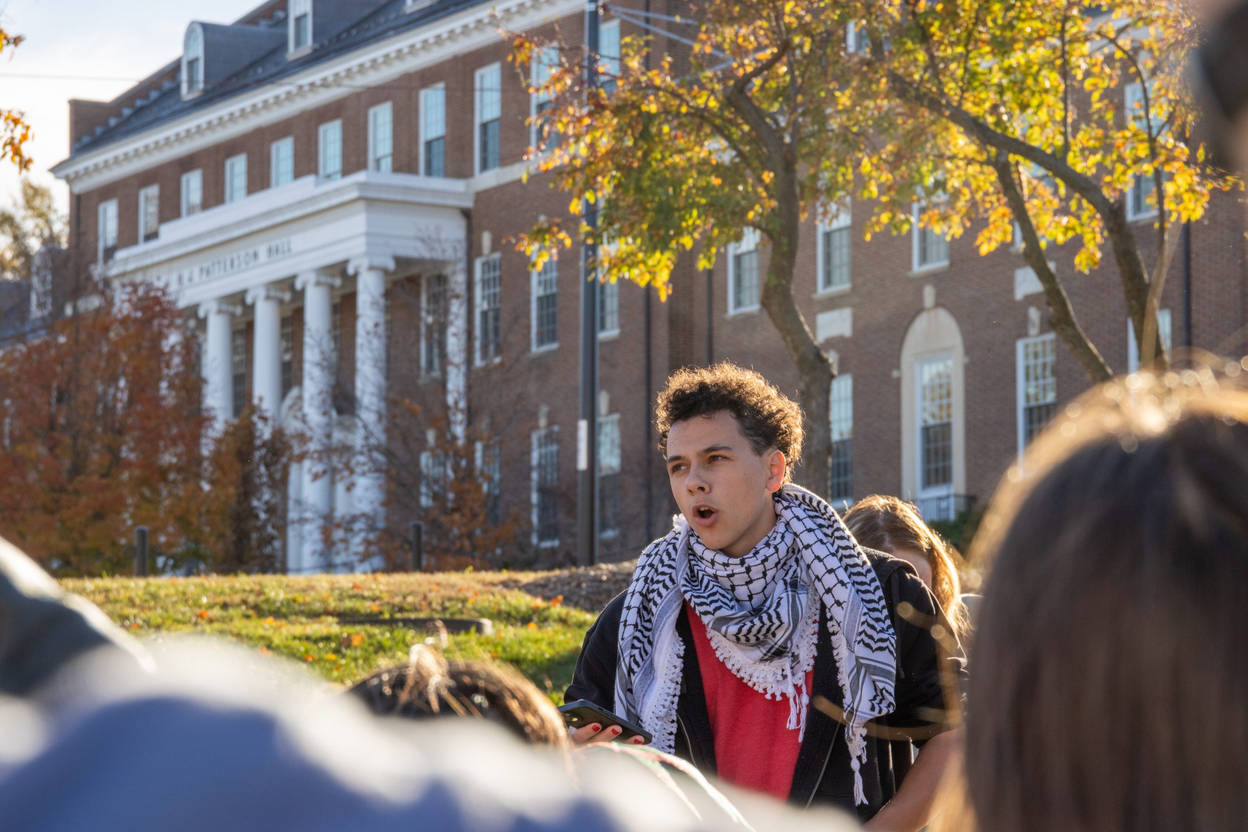 UMD community members rally university administration to keep ICE off ...